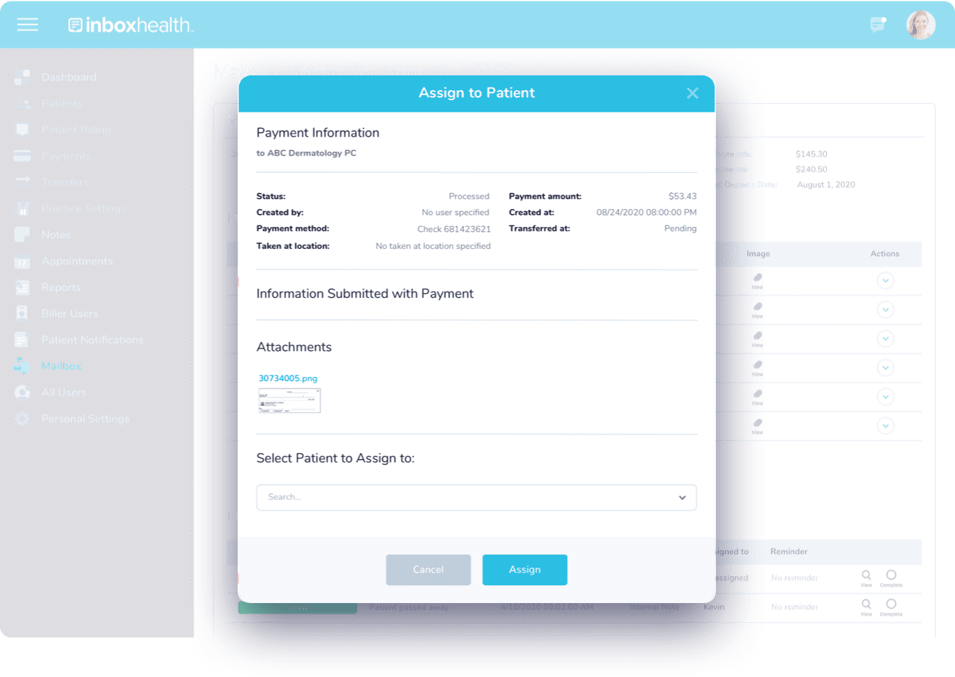 Mailbox - Inbox Health