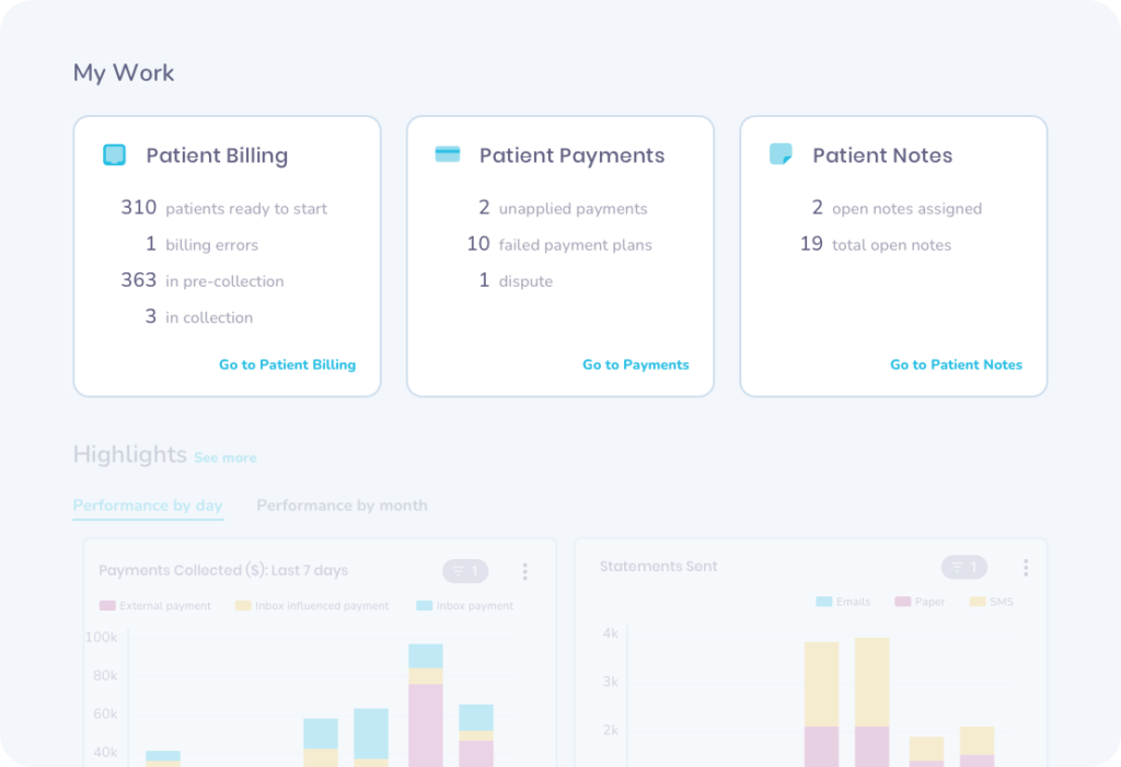 Biller Dashboard - Inbox Health